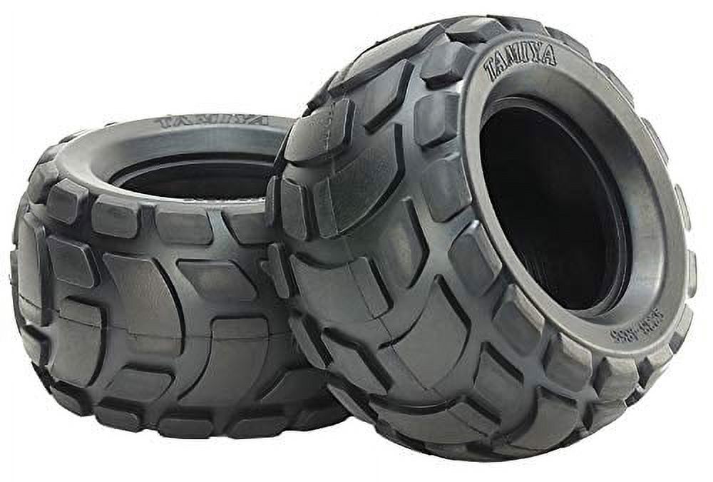 Tamiya Hop-Up Options No.1866 OP.1866 Round Block Bubble Tire Rear ...