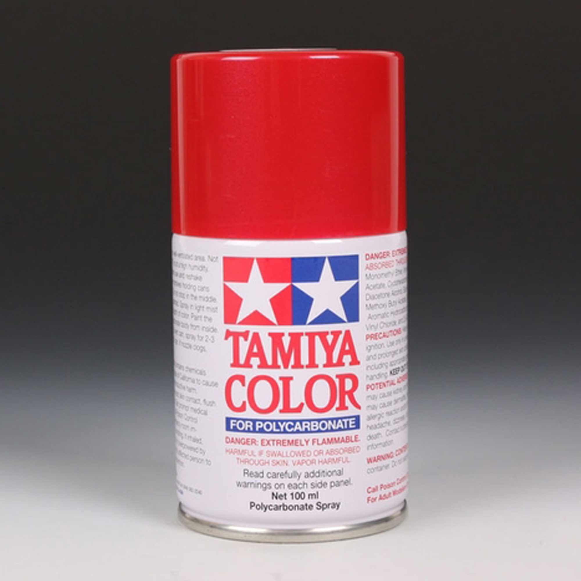 Tamiya Polycarbonate PS-15 Metal Red TAM86015 Lacquer Primers & Paints ...