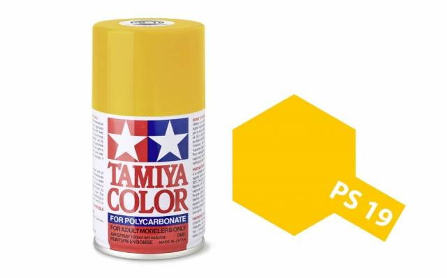 Tamiya Polycarbonate PS-19 Camel Yellow TAM86019 Lacquer Primers ...