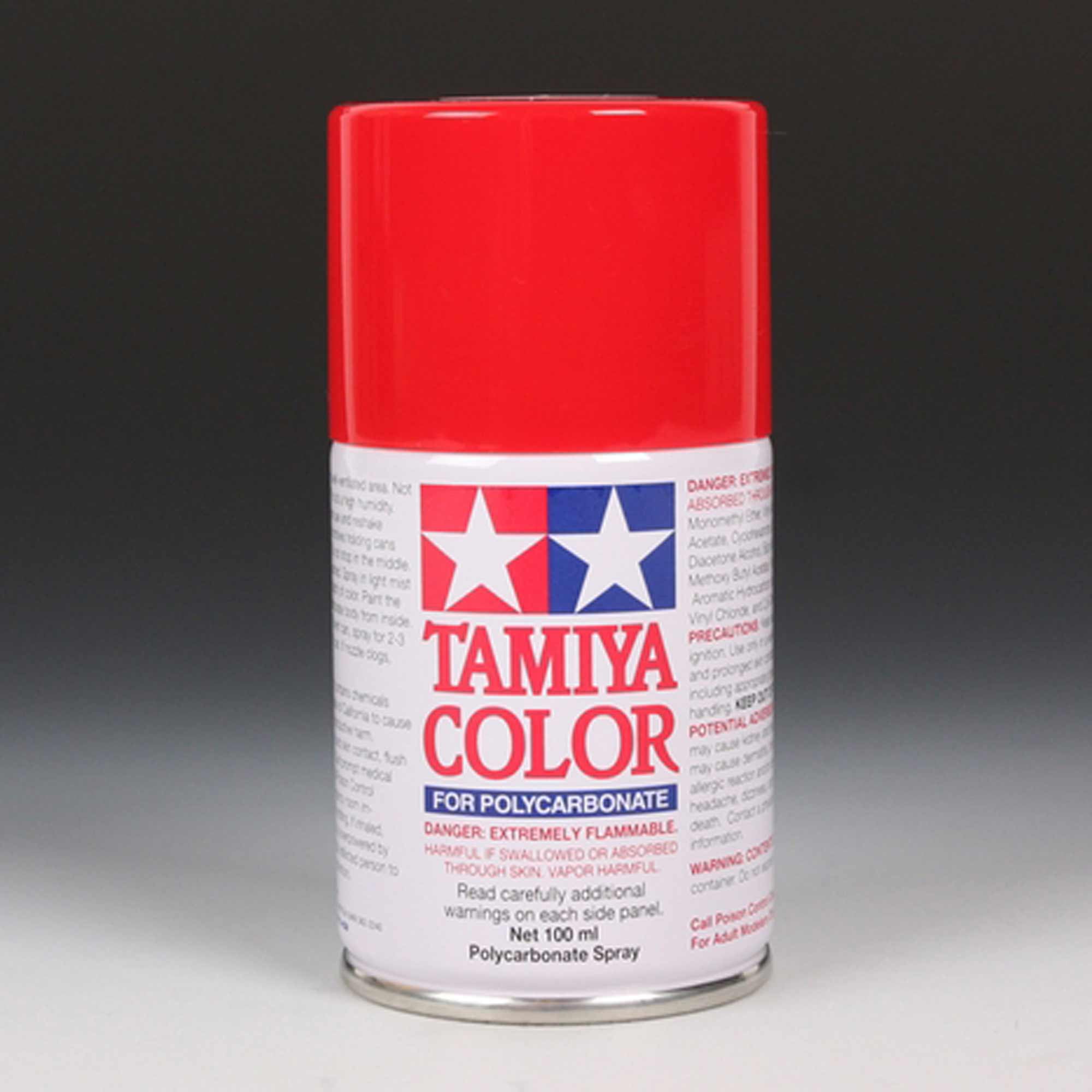Tamiya PS-2 Red Spray for Car Model Polycarbonate TAM86002 Lacquer ...