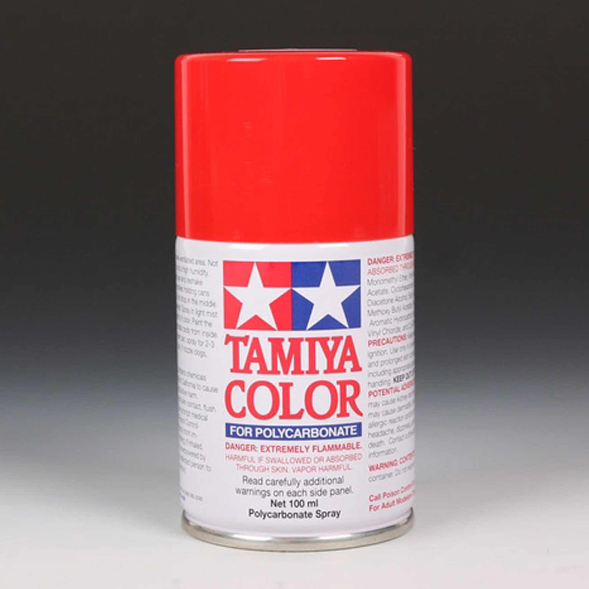 Tamiya Polycarbonate PS-34 Bright Red TAM86034 Lacquer Primers & Paints ...