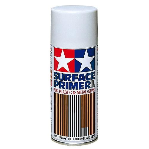 Tamiya Primer Gray 180ml Spray Can TAM87042 Lacquer Primers & Paints ...