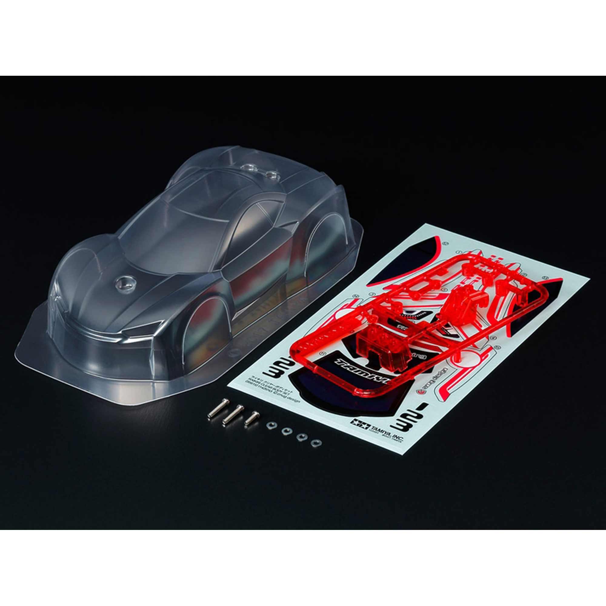 Tamiya Raikiri Clear Body Set TAM95615 Mini Racer & Accys - Walmart.com