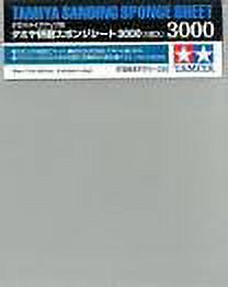 Tamiya Sanding Sponge Sheet 3000 TAM87171 Sandpaper - Walmart.com
