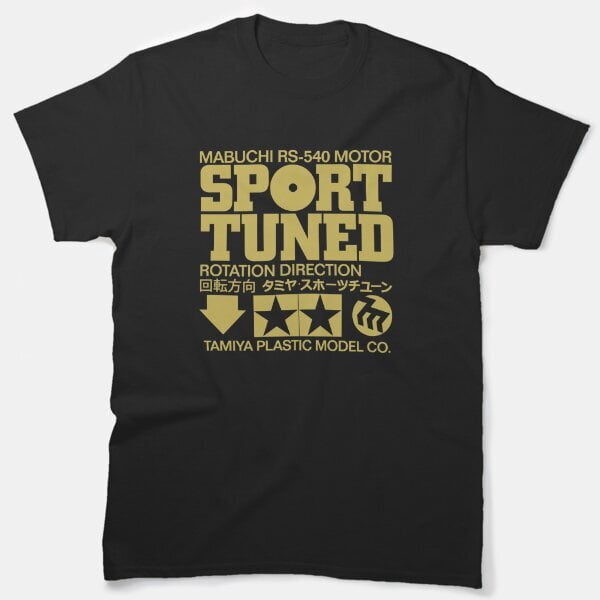 Tamiya Sport Tuned Motor Label Classic T-Shirt - Walmart.com