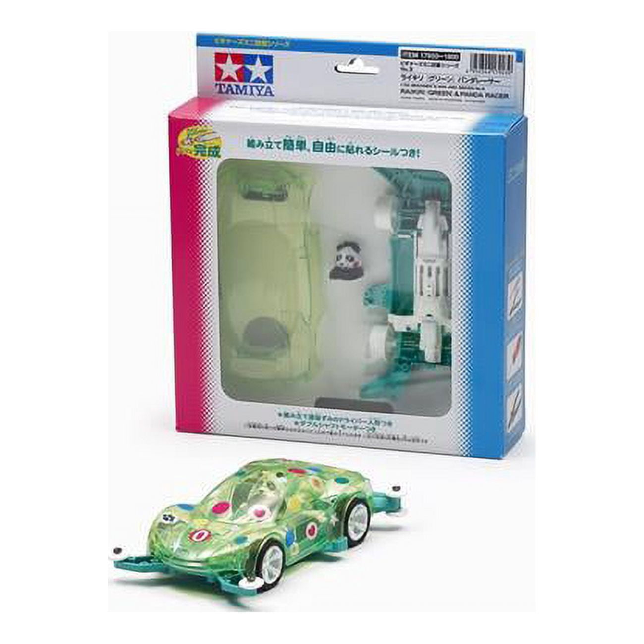 Tamiya TAM17903 1-32 JR Mini 4WD Pro Raikiri Green Panda Racer Kit ...