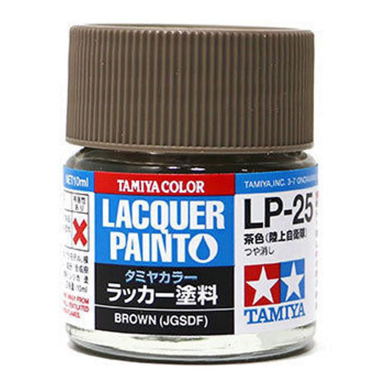 Tamiya TAM82125 10 ml Lacquer Paint LP-25 JGSDF Bottle - Brown ...