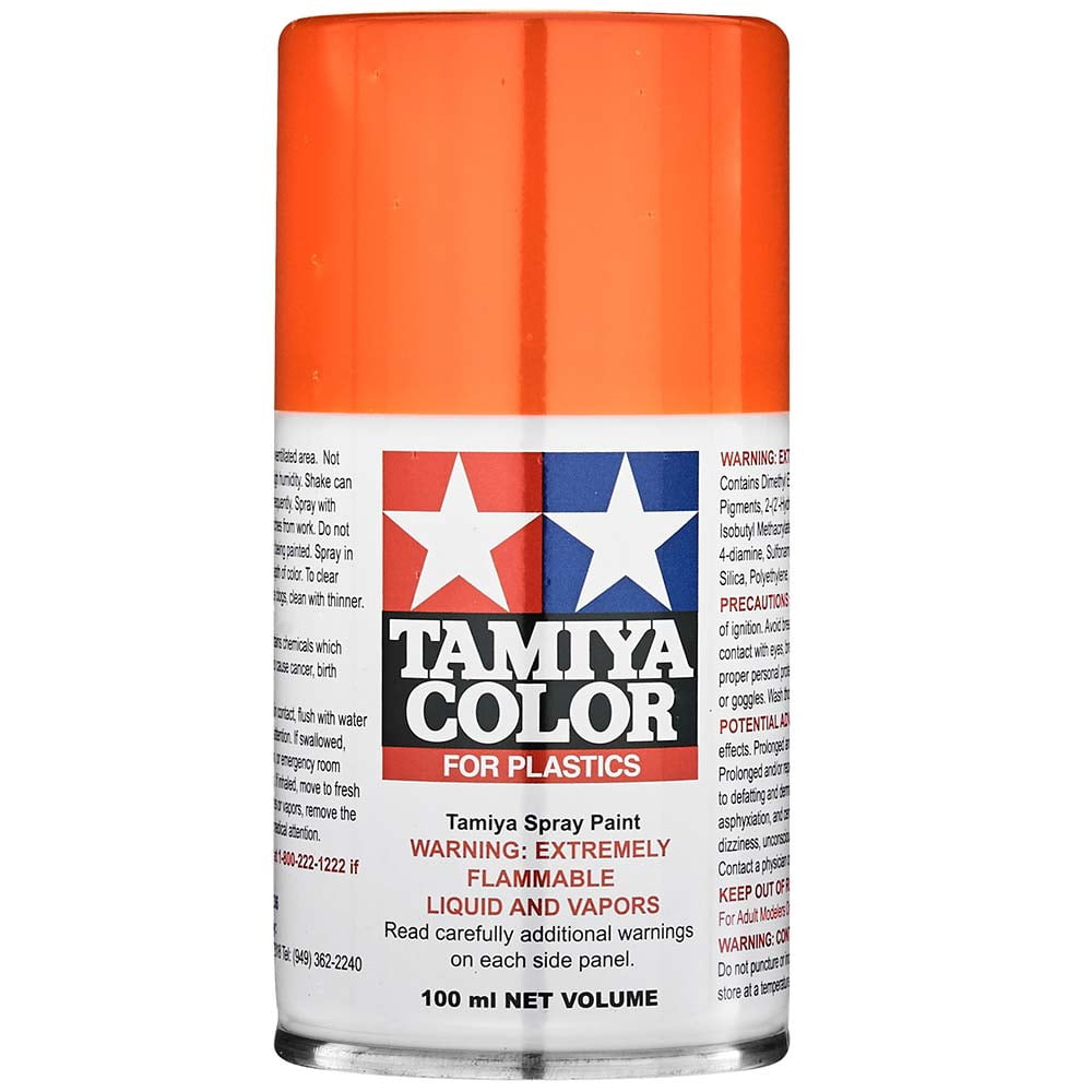 Tamiya TS-98 Pure Orange 100ml Spray Can TAM85098 Lacquer Primers ...