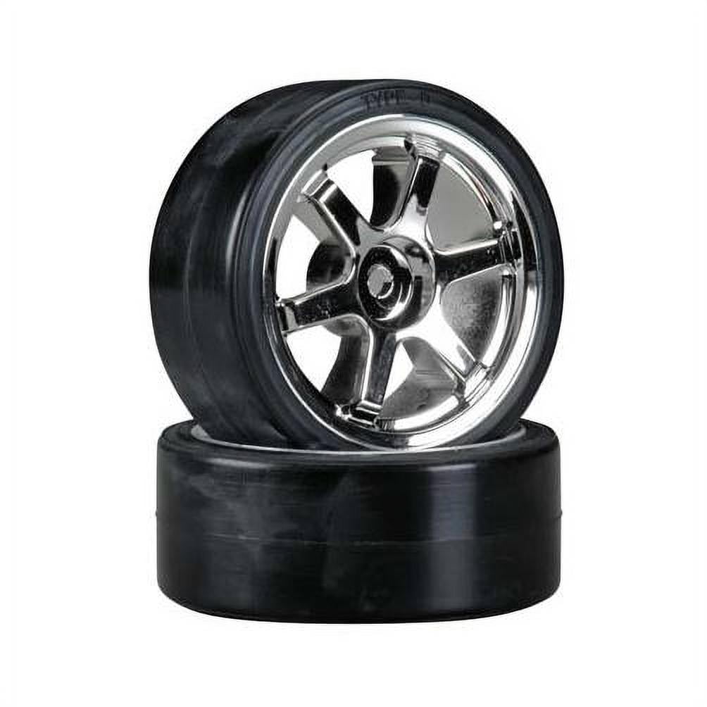 Tamiya 53960 6-Spk Mesh Wheels W/Drft Tires Type D(2) - Walmart.com