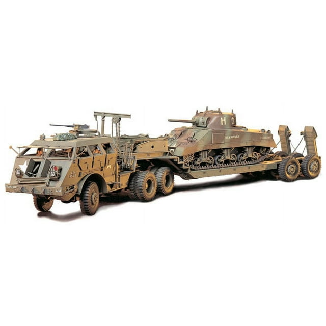 Tamiya U.S. 40 Ton Tank Transporter "Dragon Wagon" Plastic Model Kit, 1 ...