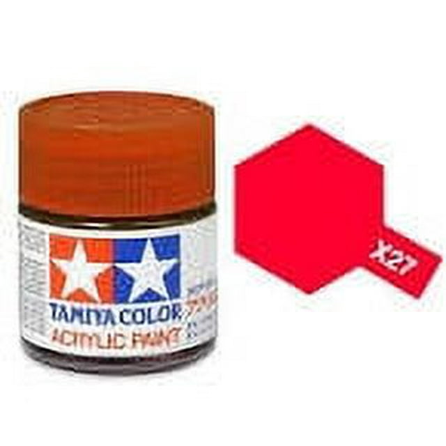 Tamiya USA TAM81527 Acrylic Mini X27 Clear Red - Walmart.com