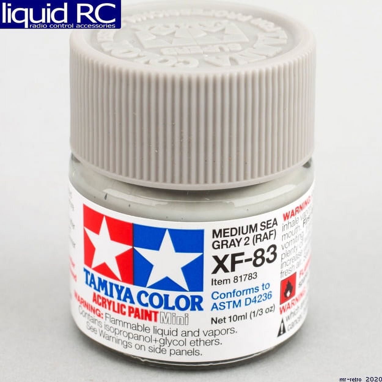 Tamiya USA TAM81783 Acrylic Mini XF-83 Med Sea Gray 2 RAF 10ml Bottle ...