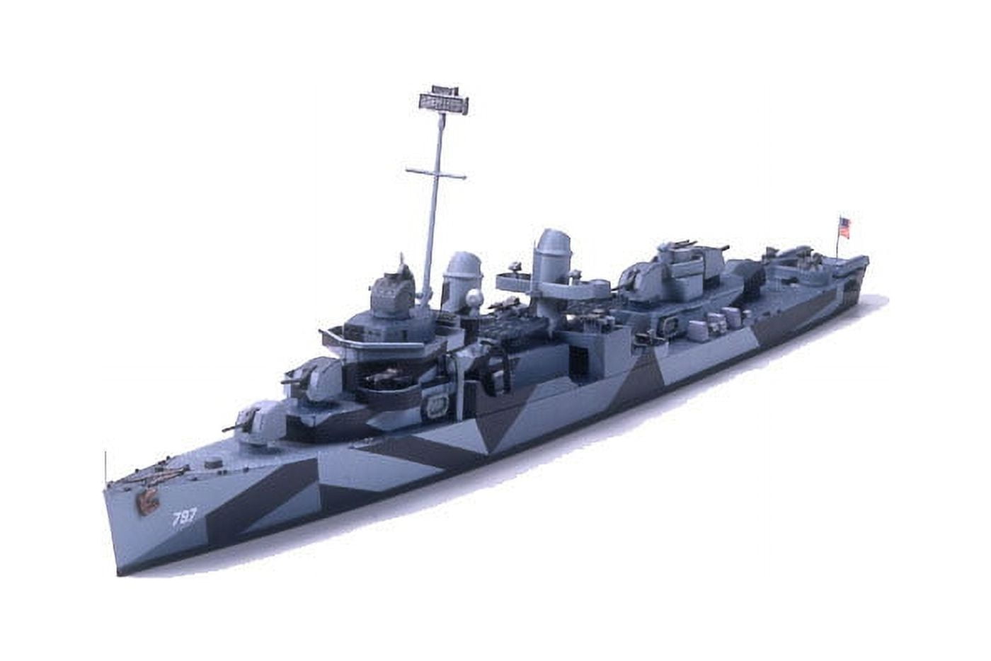Tamiya 1/700 U.S. Navy DD-797 Plastic Model TAM31907 Plastic Models ...