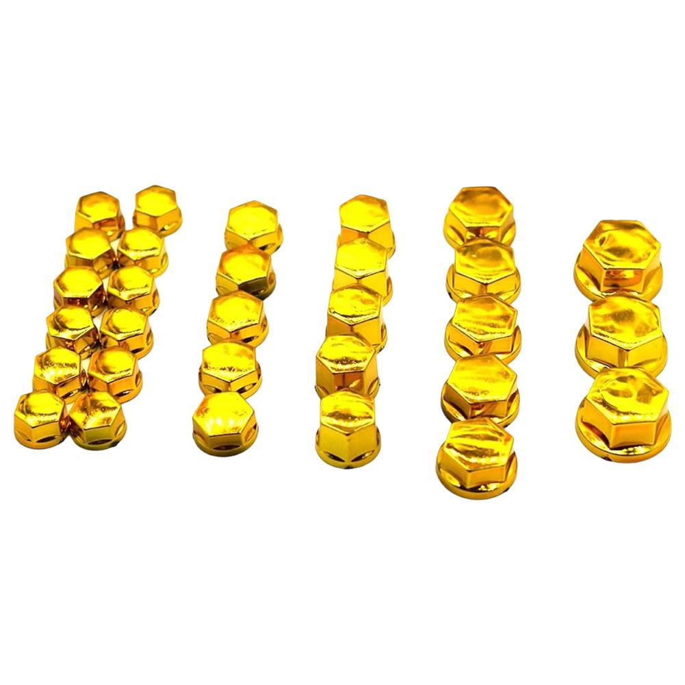 Tammyyerke 30pcs/set Motorcycle Screw Nut Cover Cap Nut Bolt Decoration ...