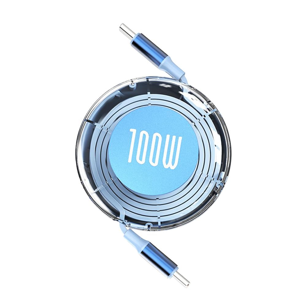 Tammyyerke PD 100W Type C to Type C Charging Cable Retractable Cable ...