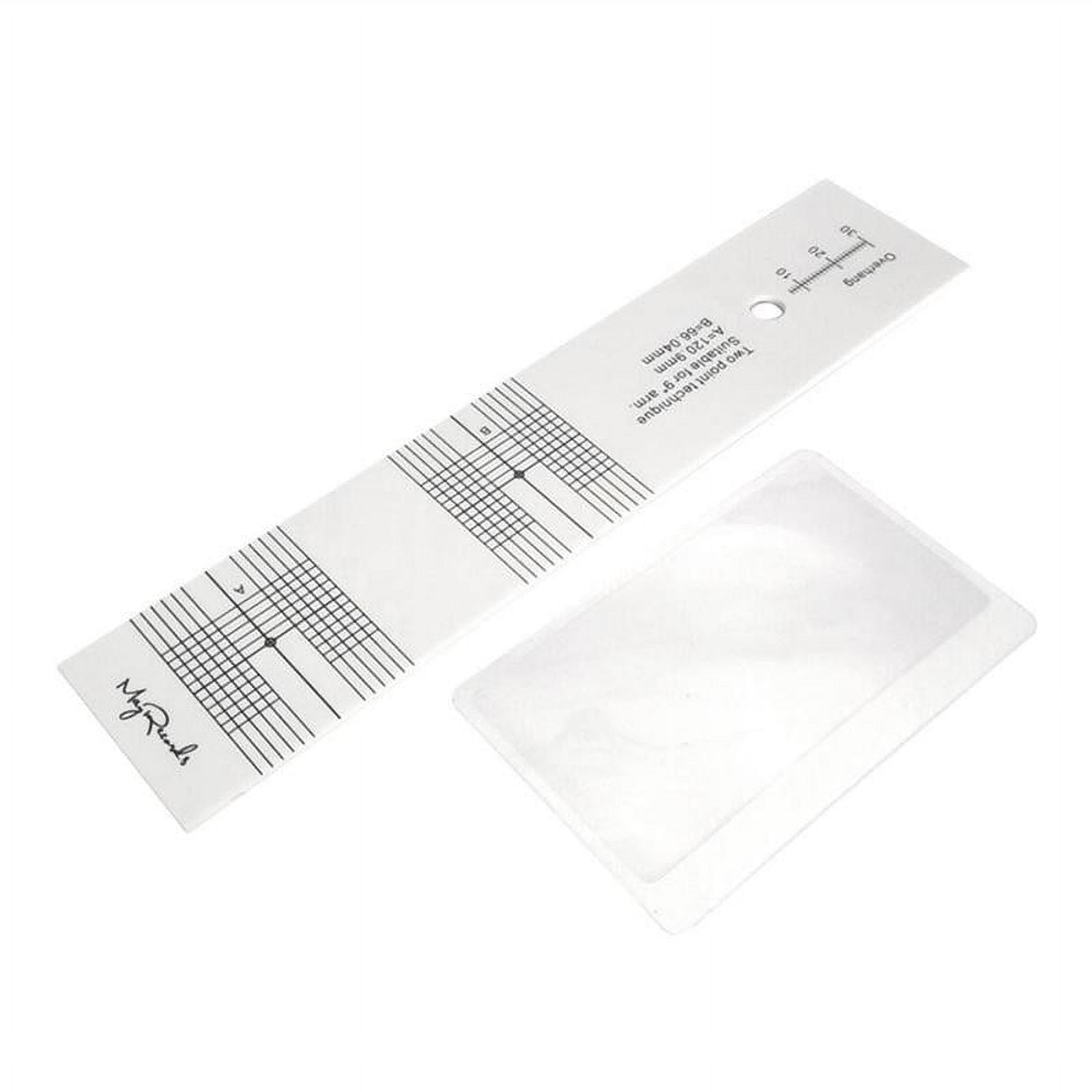 Tammyyerke Turntable Phono Cartridge Stylus Alignment Protractor Tool ...