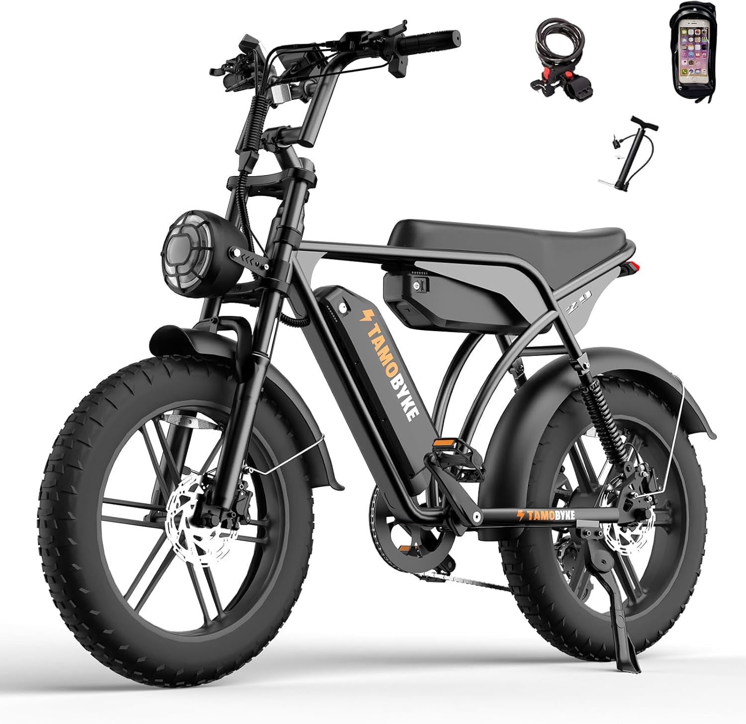 Tamobyke V29Pro Electric Bike for Adults, Peak 2000W 48V 31.2Ah 32mph E ...