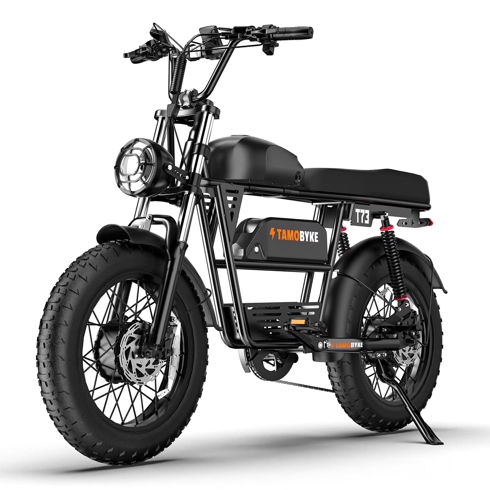 Tamobyke T73 1500W Peak Electric Bike for Adults, Dual Battery 48V/15 ...
