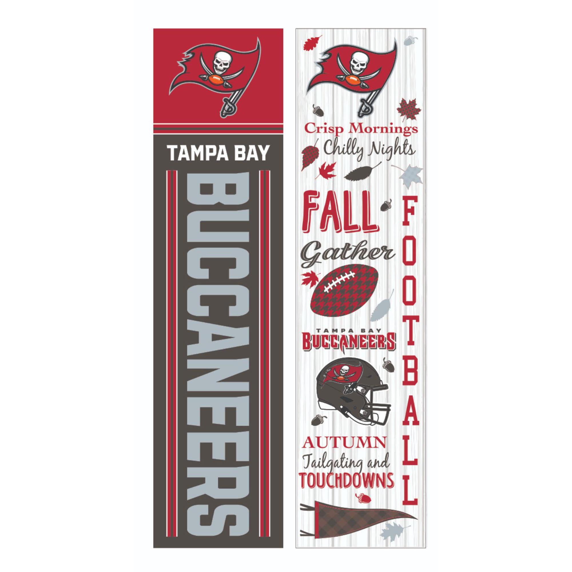 Tampa Bay Buccaneers 47" Double Sided Fall Leaner Fan Sign - Walmart.com