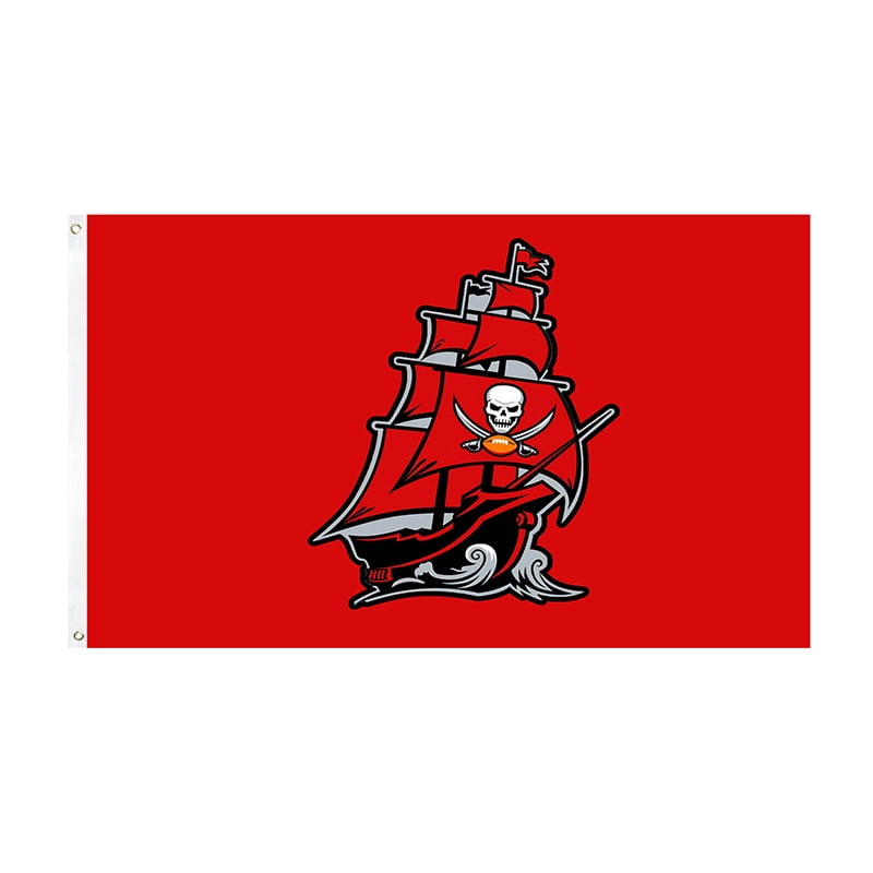 Tampa_Bay Football Flag,Red Buccaneers Ship, Gifts for Football Sport ...