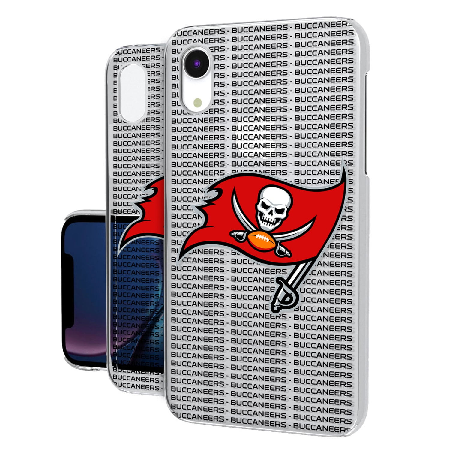 Tampa Bay Buccaneers iPhone Clear Text Backdrop Design Case - Walmart.com