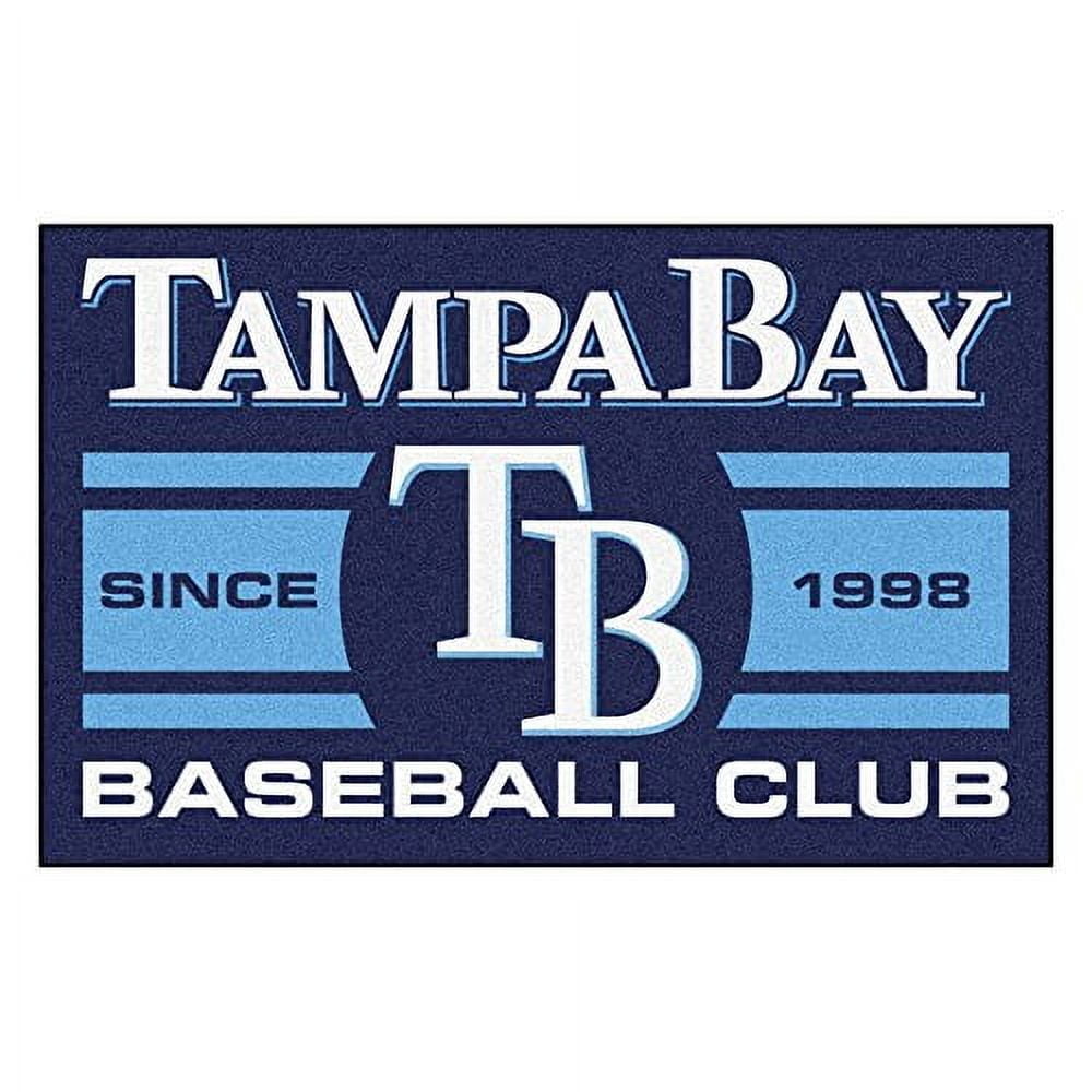 Tampa Bay Devil Rays Baseball Club Starter Rug 19"x30" - Walmart.com