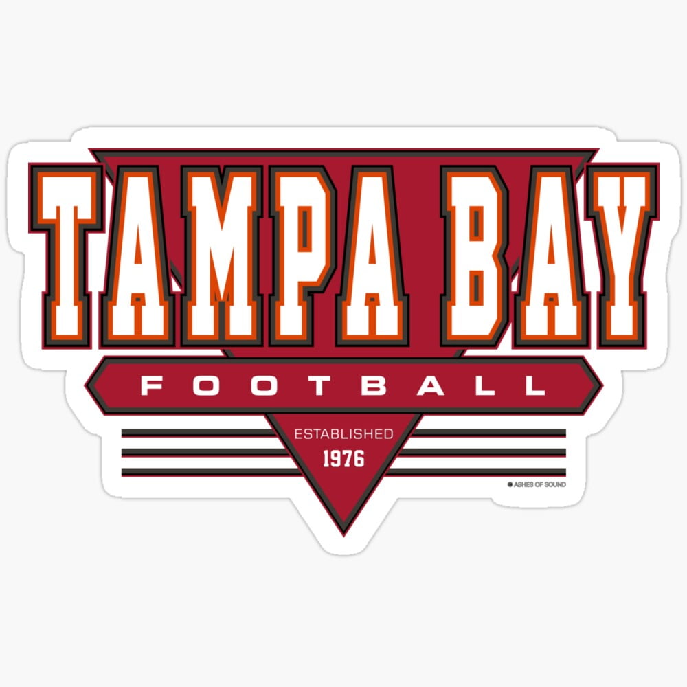 Tampa Bay Football Retro, Vintage Buccaneers Inspired 90S Sticker ...