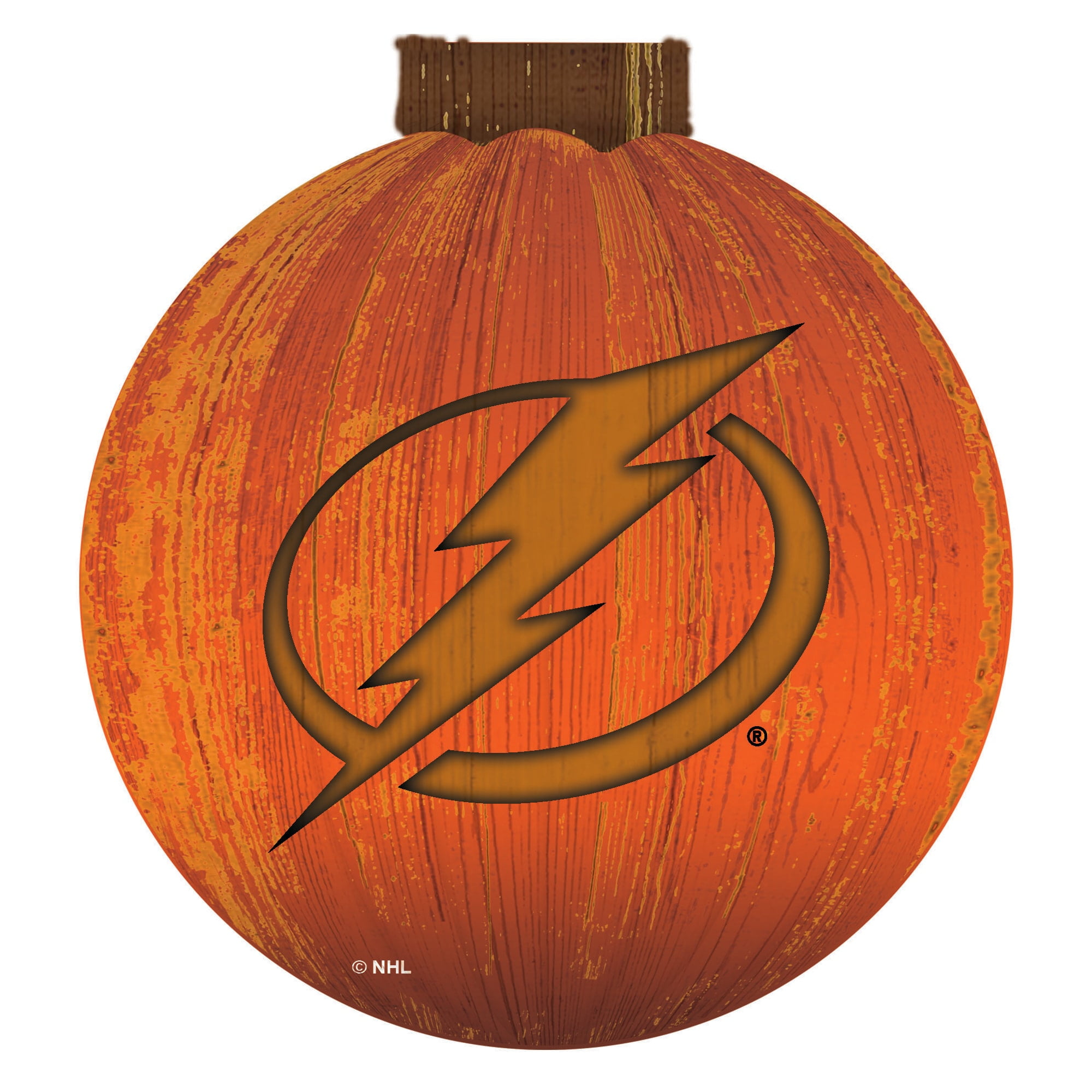 Tampa Bay Lightning 12'' Pumpkin Sign - Walmart.com