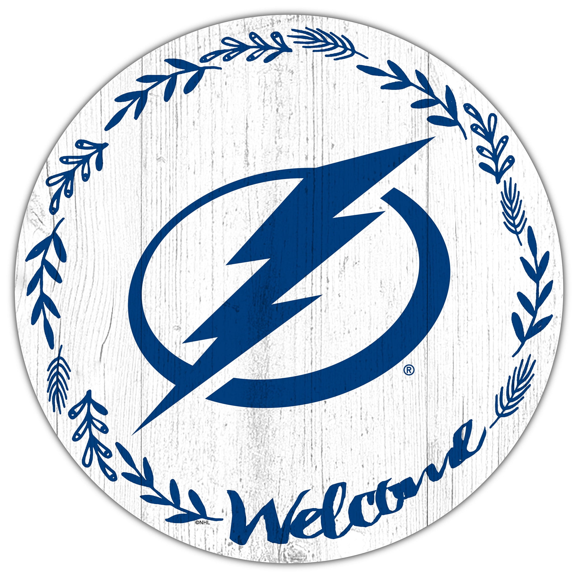Tampa Bay Lightning 12" Welcome Circle Sign - Walmart.com