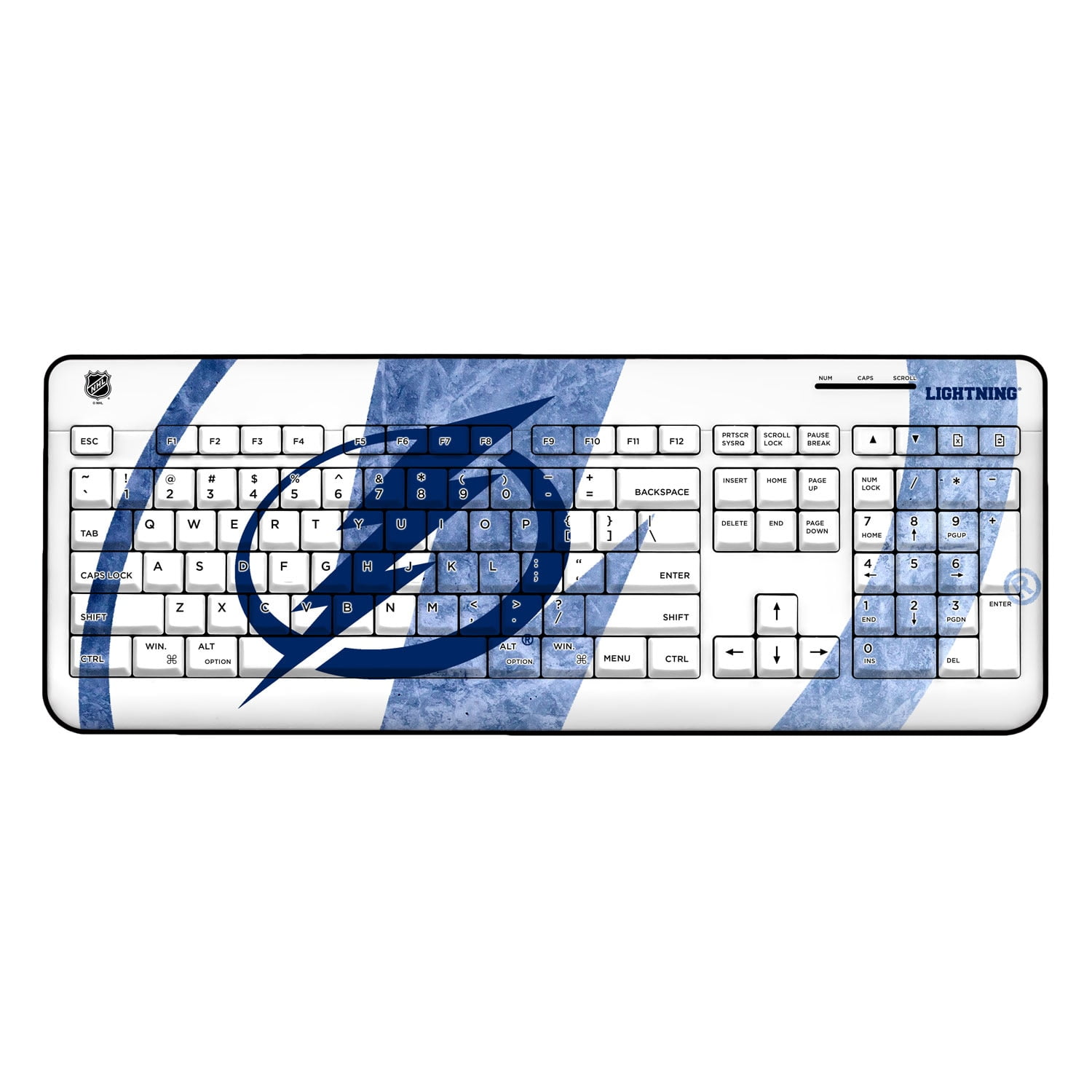 Tampa Bay Lightning Ice Tilt Wireless Keyboard - Walmart.com