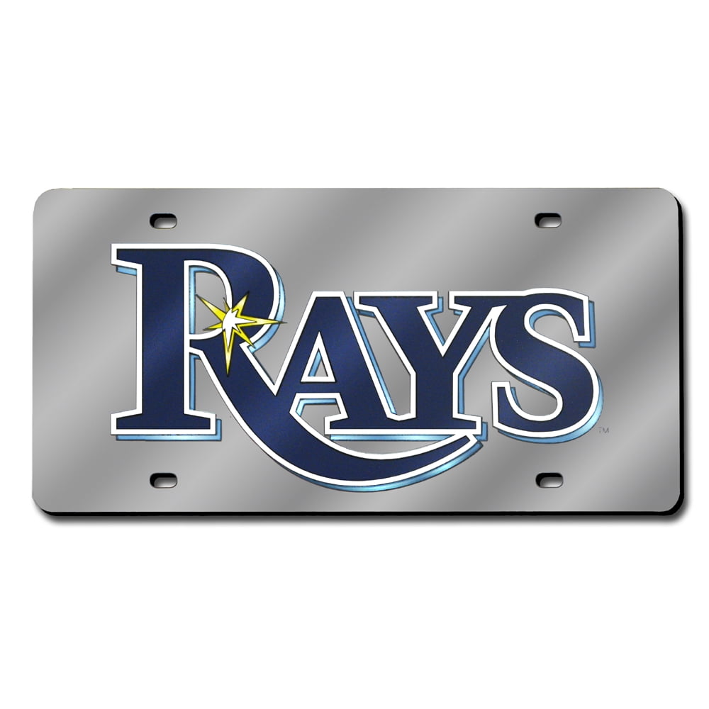 Tampa Bay TB Rays Rays Mirrored Laser Cut License Plate Laser Tag ...