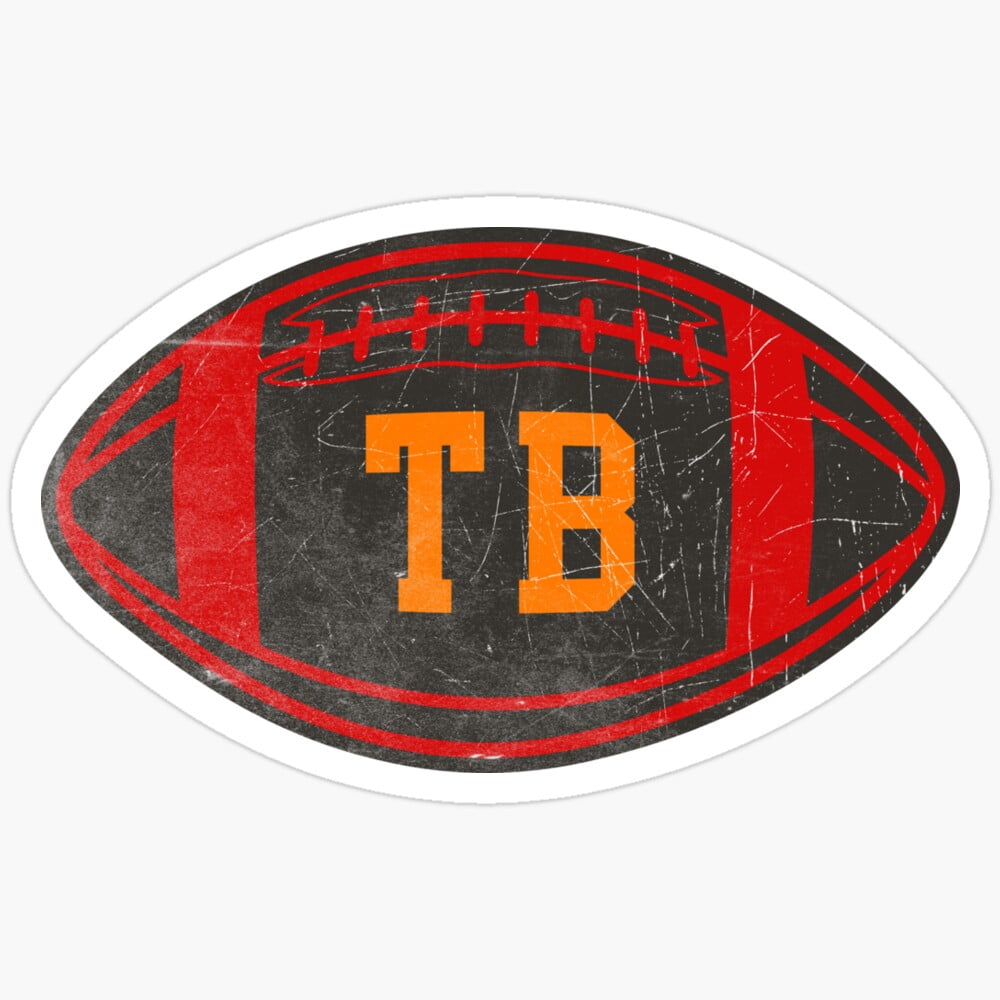 Tampa Bay Retro Throwback Football Sticker Phone Decal Water Bottle ...