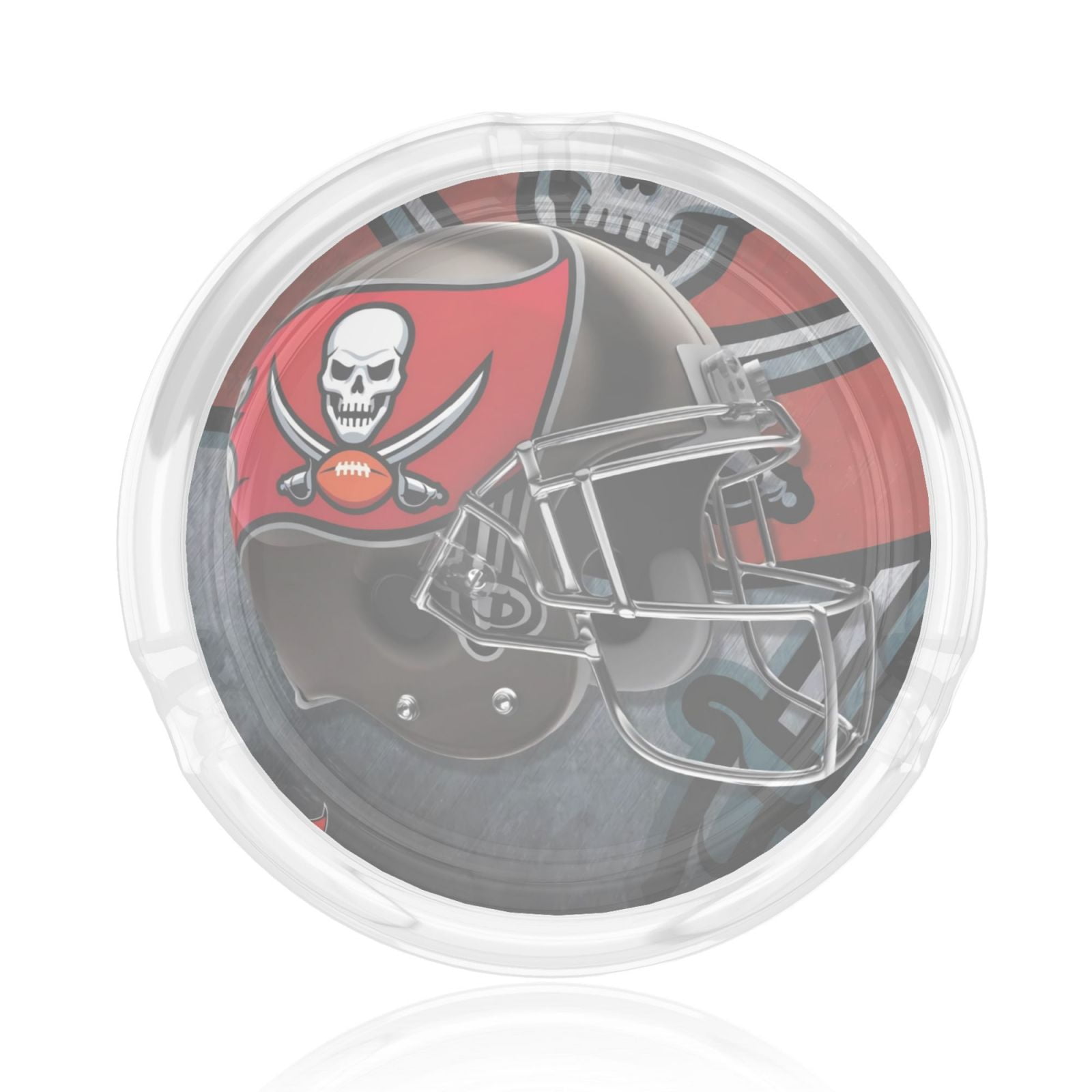 Tampa_Bay Round Glass Ashtray, Portable Decorative Modern Ashtray ...