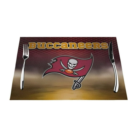 Tampa_Bay Team PVC Woven Dinner Plate Mat 12x18 Inch, Easy to Clean ...