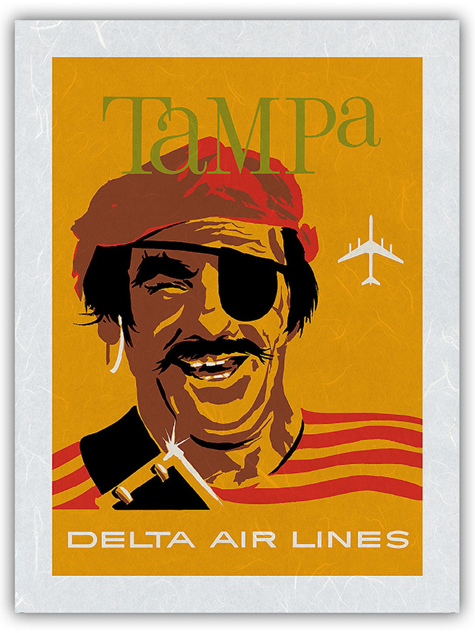 Tampa Florida - Delta Air Lines - Pirate Buccaneer - Vintage Airline ...