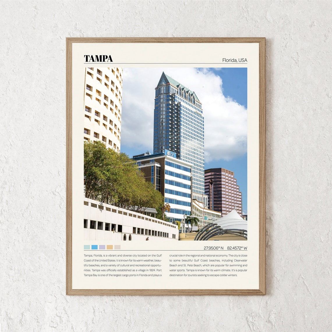Tampa Print, Tampa Wall Art, Tampa Poster, Tampa Photo, Tampa Wall ...
