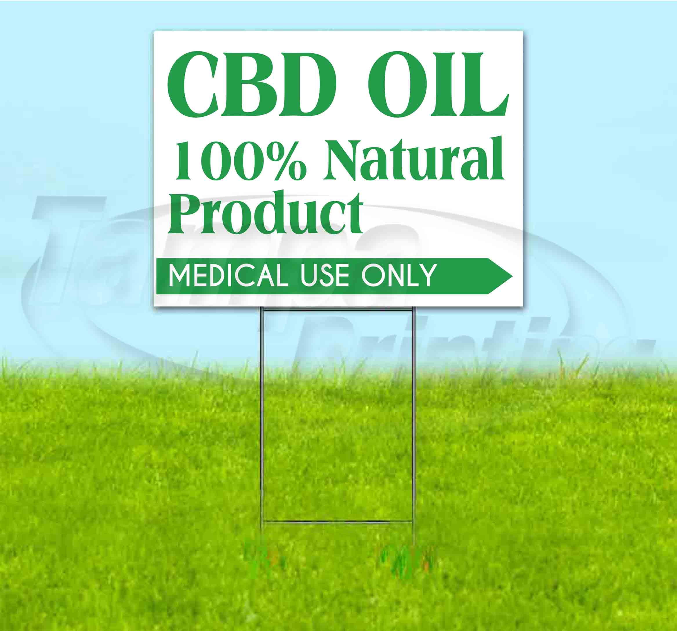 Tampa Step Stake 1''x18'' Medical Use Only Yard Sign - Walmart.com
