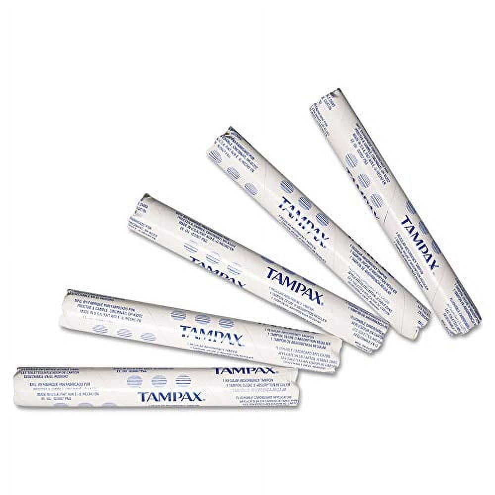 Tampax 10073010025001 Original Regular Absorbency Tampons for Vending ...