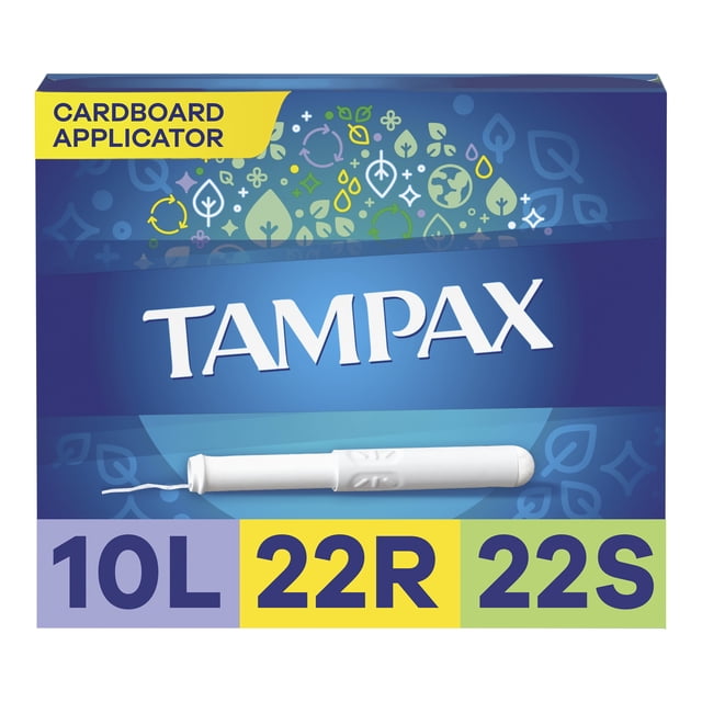 Tampax Trio Pack Light/Regular/Super Absorbency Tampons, LeakGuard, 54 ...