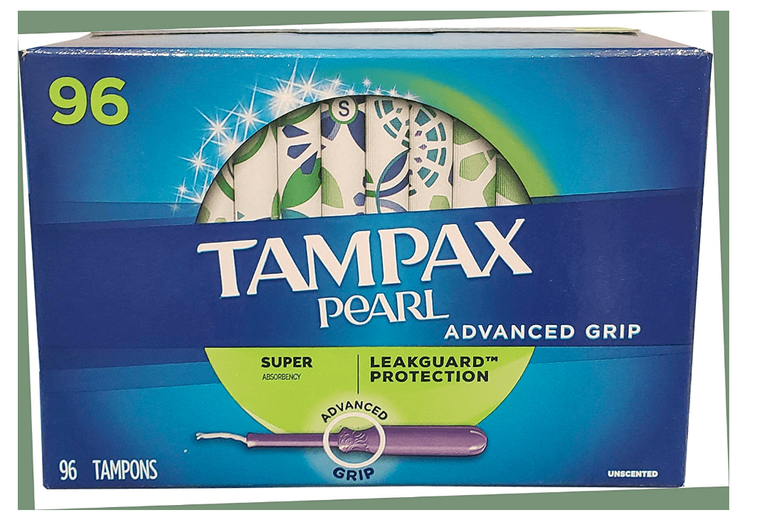 Tampax Pearl Advanced Grip Super Absorbency (96 Count) - Walmart.com