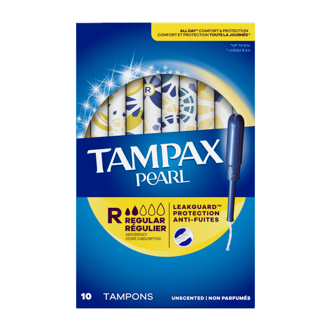 Tampax Pearl Tampons Regular/Normal - Walmart.com