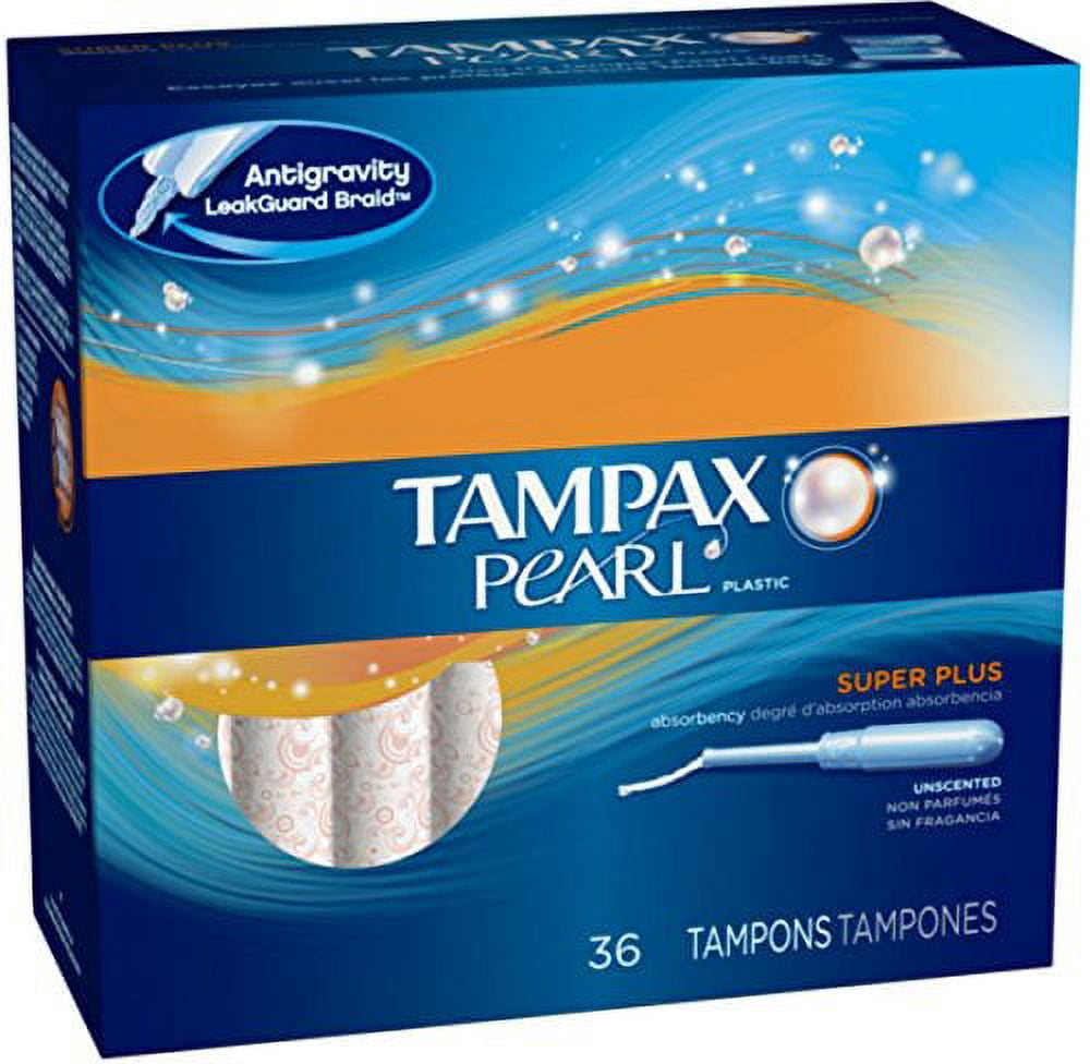 Tampax Pearl Tampons - Super Plus - 36 ct - Walmart.com