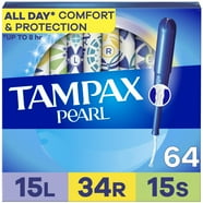 Tampax Radiant Tampons Trio Pack Light/Regular/Super Unscented (80 ...