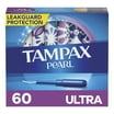Tampax Pearl Tampons Ultra Absorbency with LeakGuard Braid, 45 Count ...