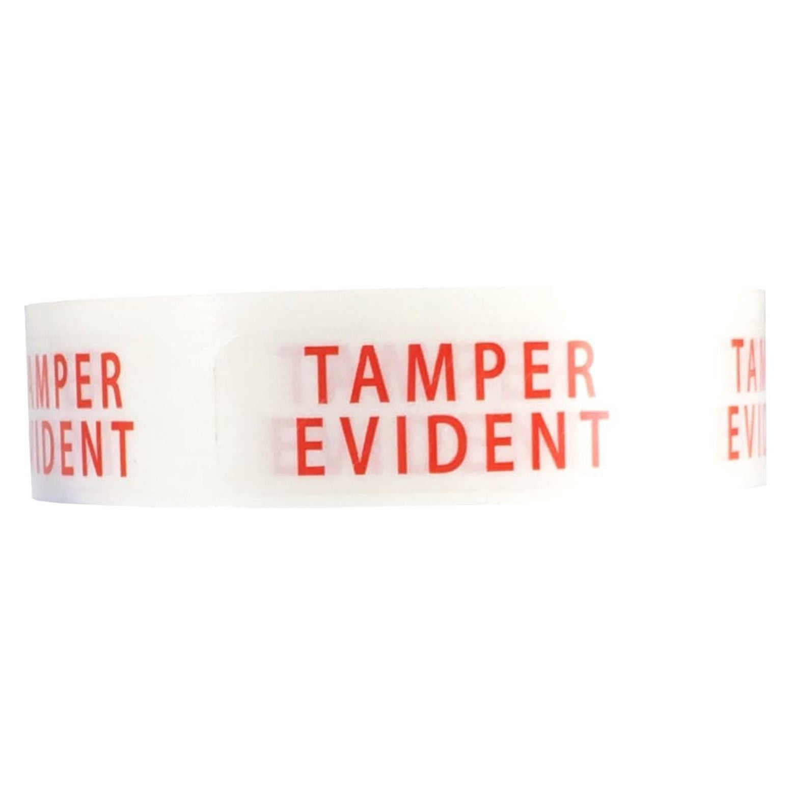 Tamper Evident Labels Small Clear with Red .5 x 1.5 Inch Rectangles 500 ...