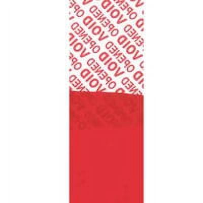 Tamper Evident Polyester Tape Serial Number ,Red [24 Rolls] - Walmart.com