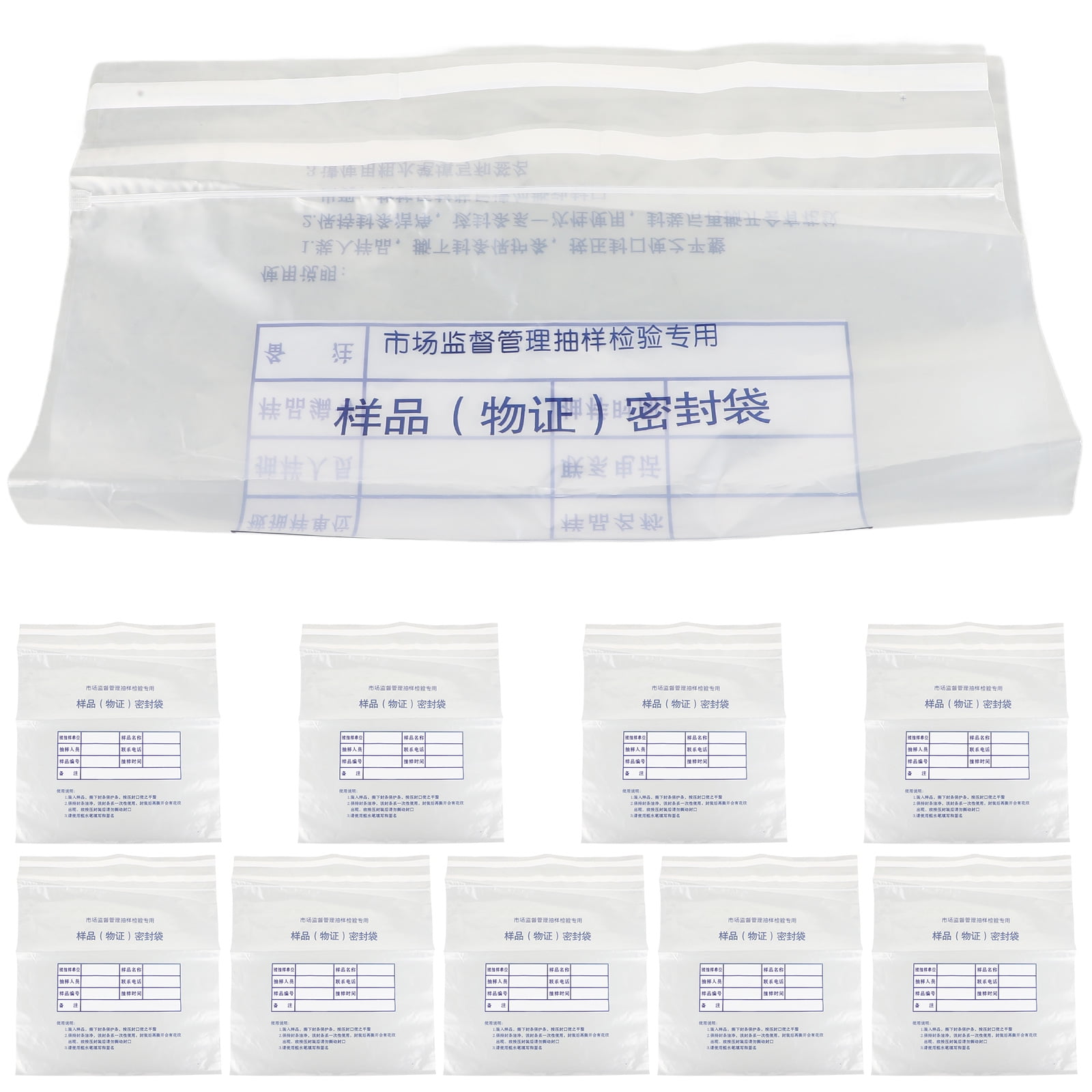 Tamper Proof Bag Clear Money Envelope Transparent - Walmart.com