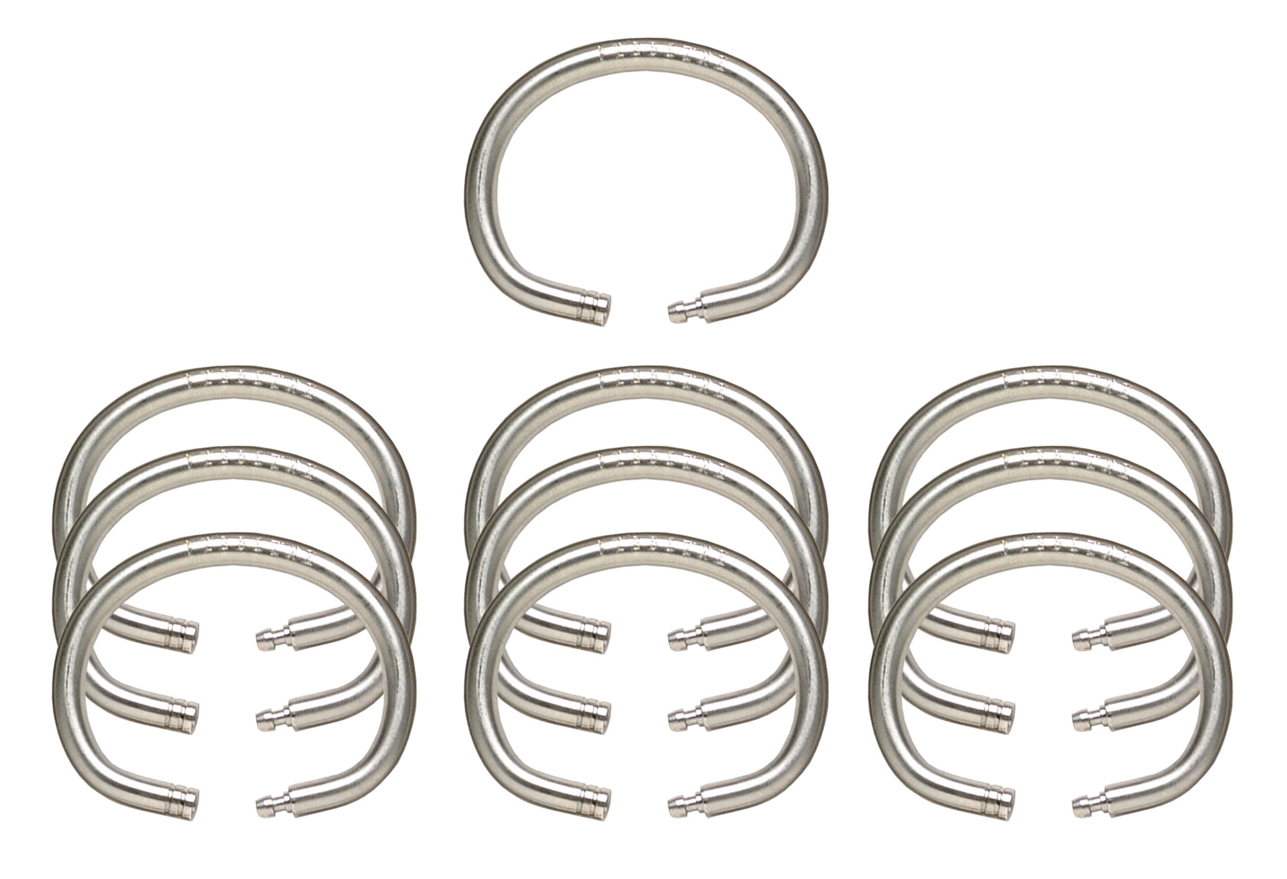 Tamper Proof Key Ring 1" Dia. (3 cm) 10 Pack - Walmart.com