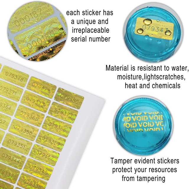 Tamper Proof Stickers Hologram Labels/Sticker High Security Tamper ...
