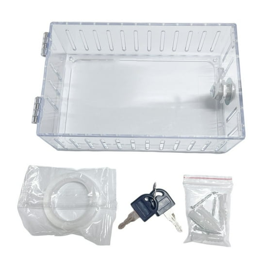 Tamper Proof Thermostat Lock Box Secure Your Settings Transparent ...